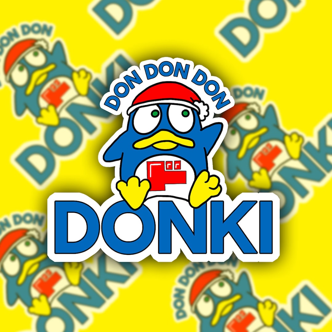 Don Quijote | Donpen | Don Don Don Donki | Store Mascot | Japan | Cute | Sticker | Decal - Etsy