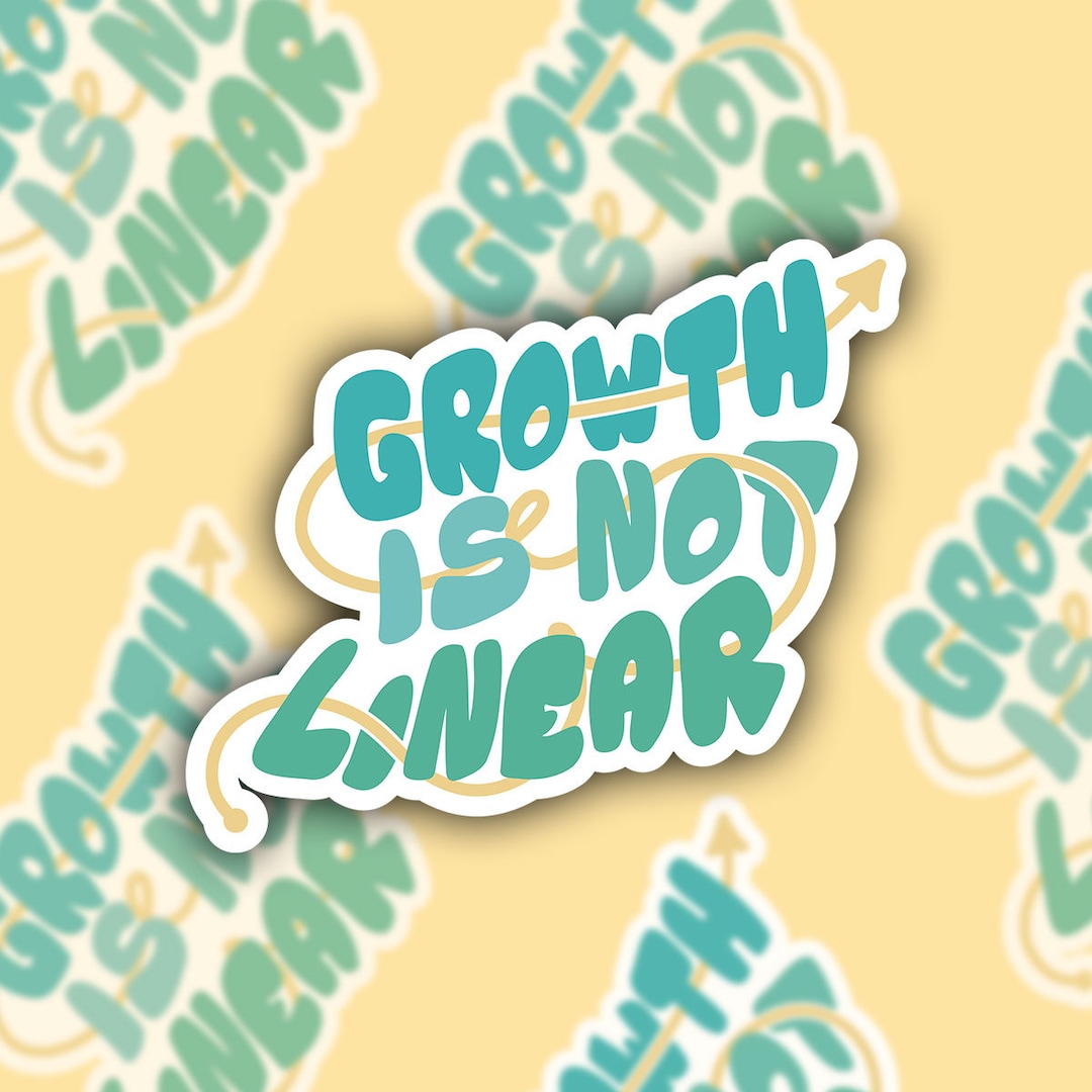 Growth is Not Linear | Mental Health | Wellness | Gentle Reminder ...