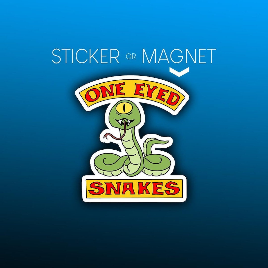 Car Magnet | Bumper Sticker | Decal | Bob's Burgers | One Eyed Snakes ...