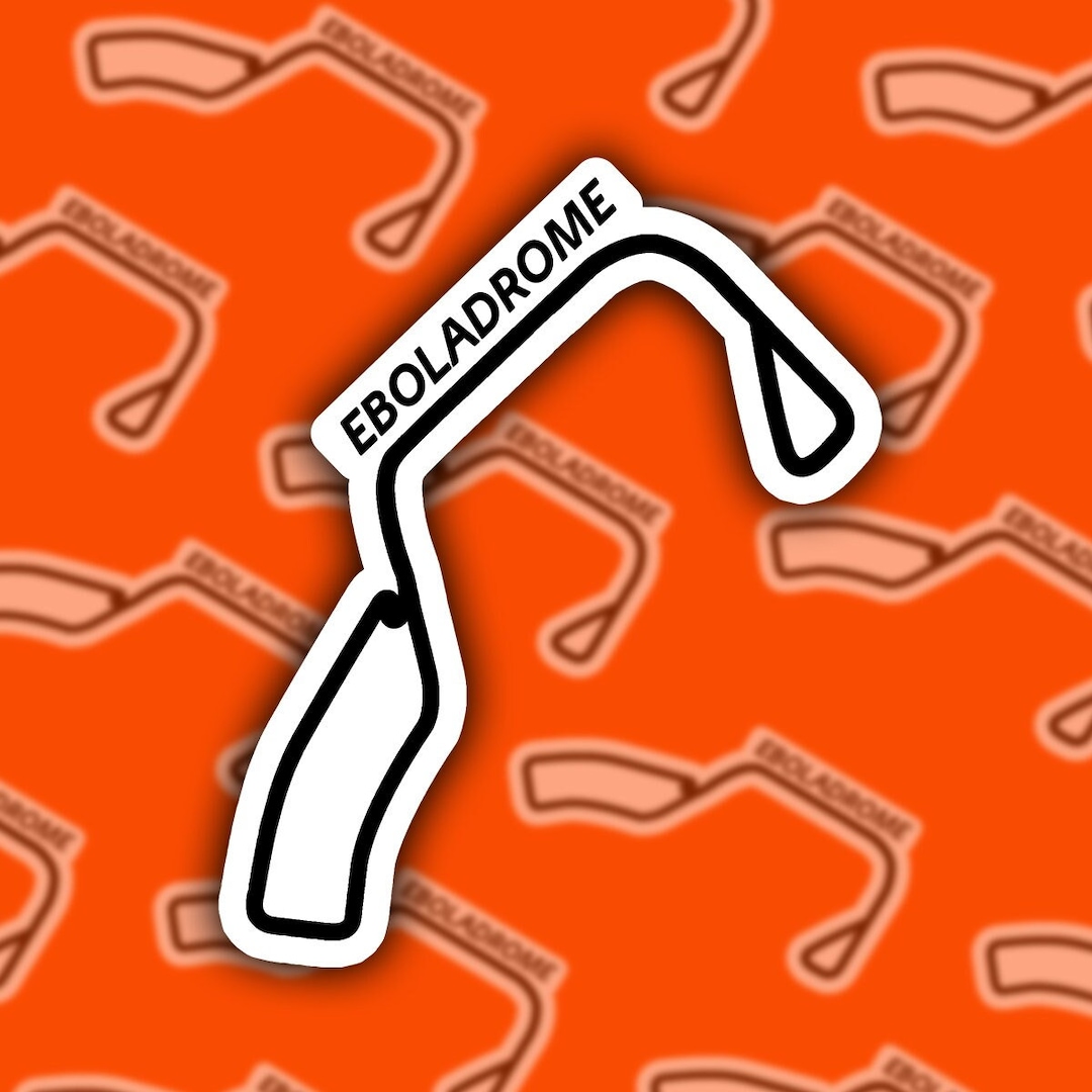 Race Track | Eboladrome | the Grand Tour | Top Gear | England | Sticker ...