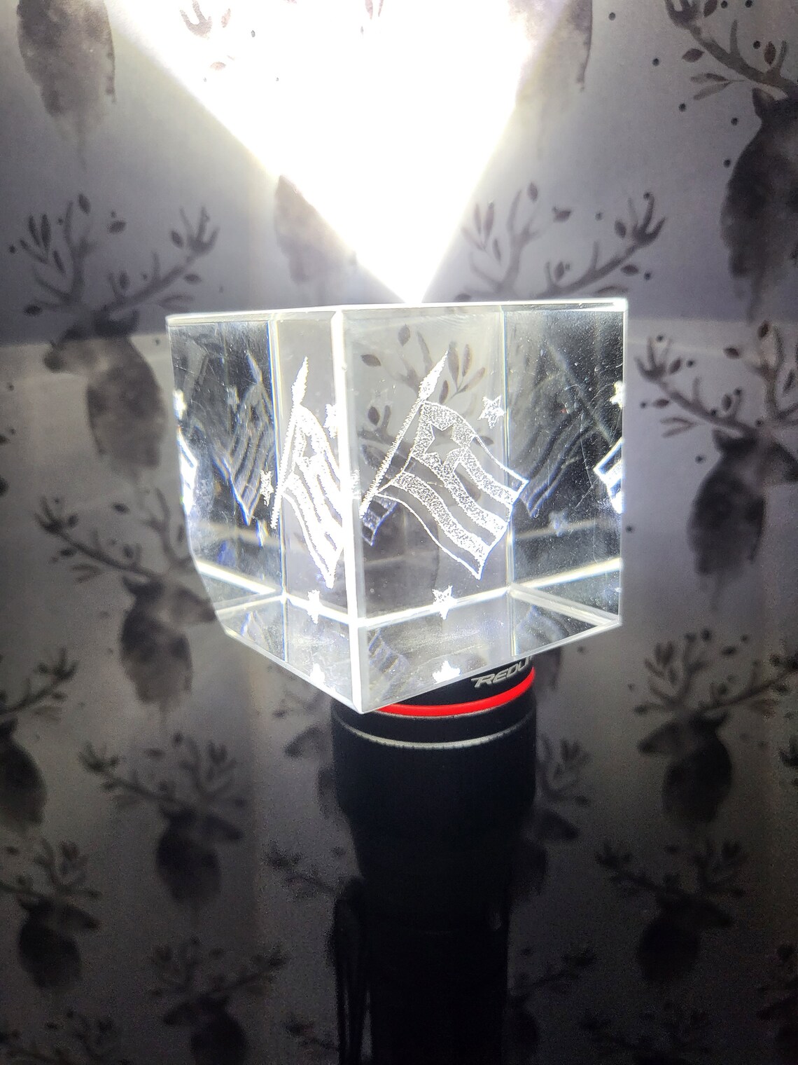 3D Laser Etched Crystal Paperweight - Etsy