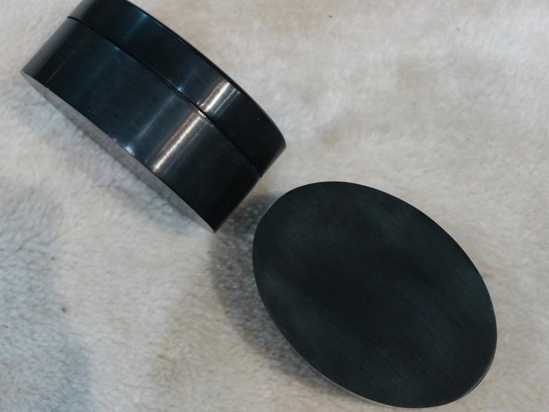 Handcrafted Shell Inlay Women's Rouge Powder Box Duck Egg Shape Mother ...