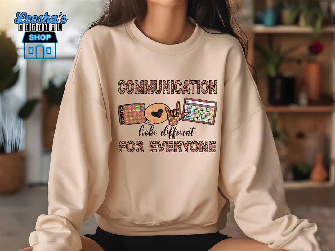 Communication Looks Different for Everyone Design, Communication PNG ...