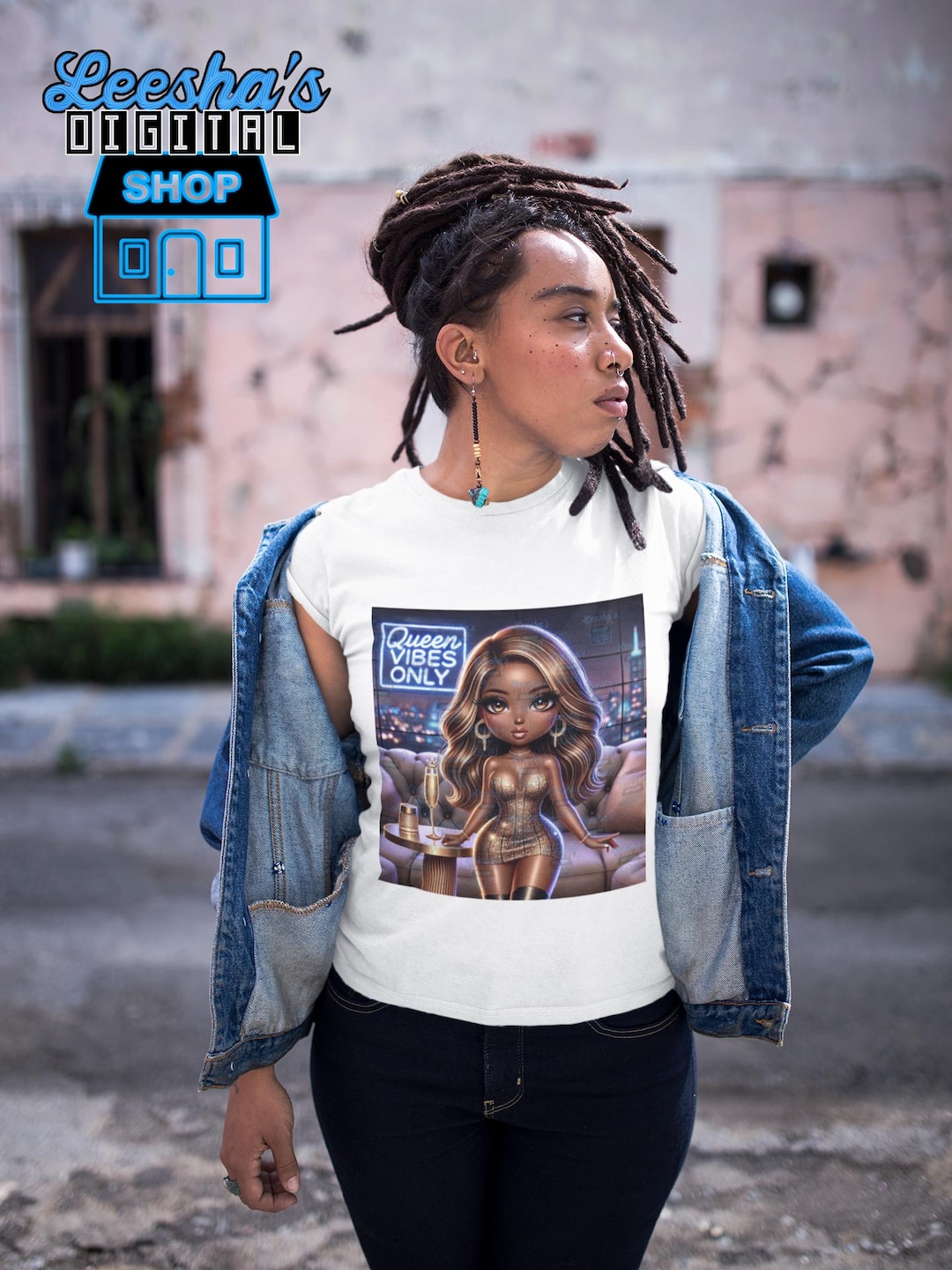 Queen Vibes Only Collection | Glamorous Chic Girls Set | PNG - Instant ...