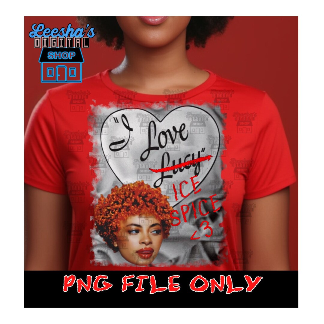 I Love Ice Spice, Old School, Lipstick, PNG Rapper Tee, Certified Munch ...