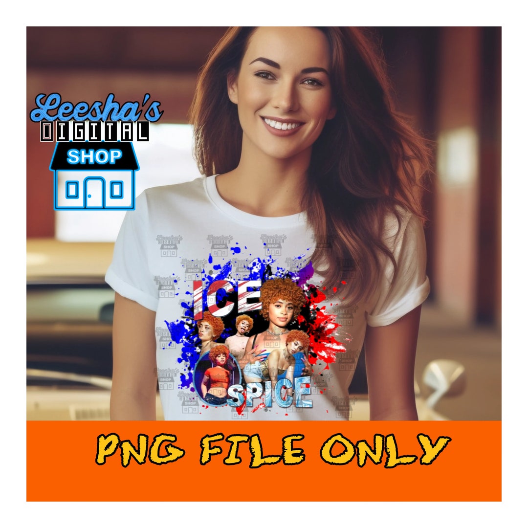 Ice Spice Splatter, U Thought I Was Feelin' U, Munch, PNG File ...