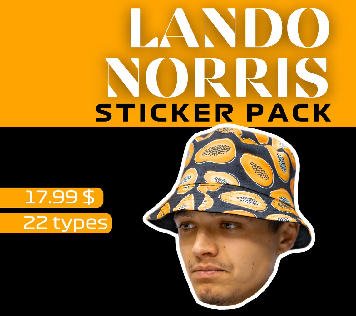 Mclaren Radio Lando Norris Pack 22 Types Durable and Reusable F1 ...