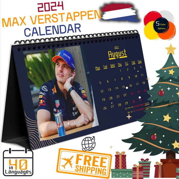 Verstappen Calendar - Etsy