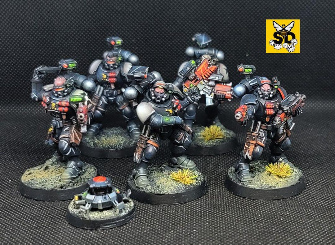 Black Templars. Primaris Incursor Squad. Ready for Battle. - Etsy