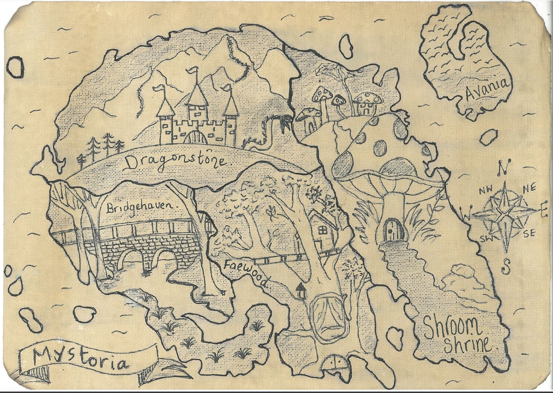 Fantasy Maps, Teacher Resource, Imagination, Children Discovering. - Etsy