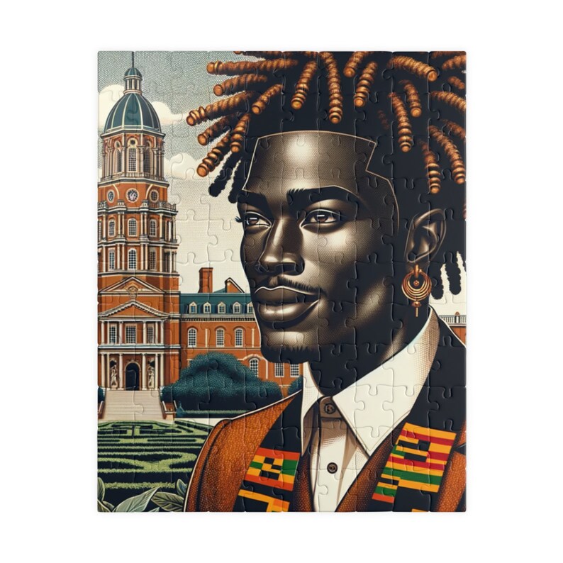 HBCU Prince Puzzle African American Puzzle Black Man Puzzle Birthday ...
