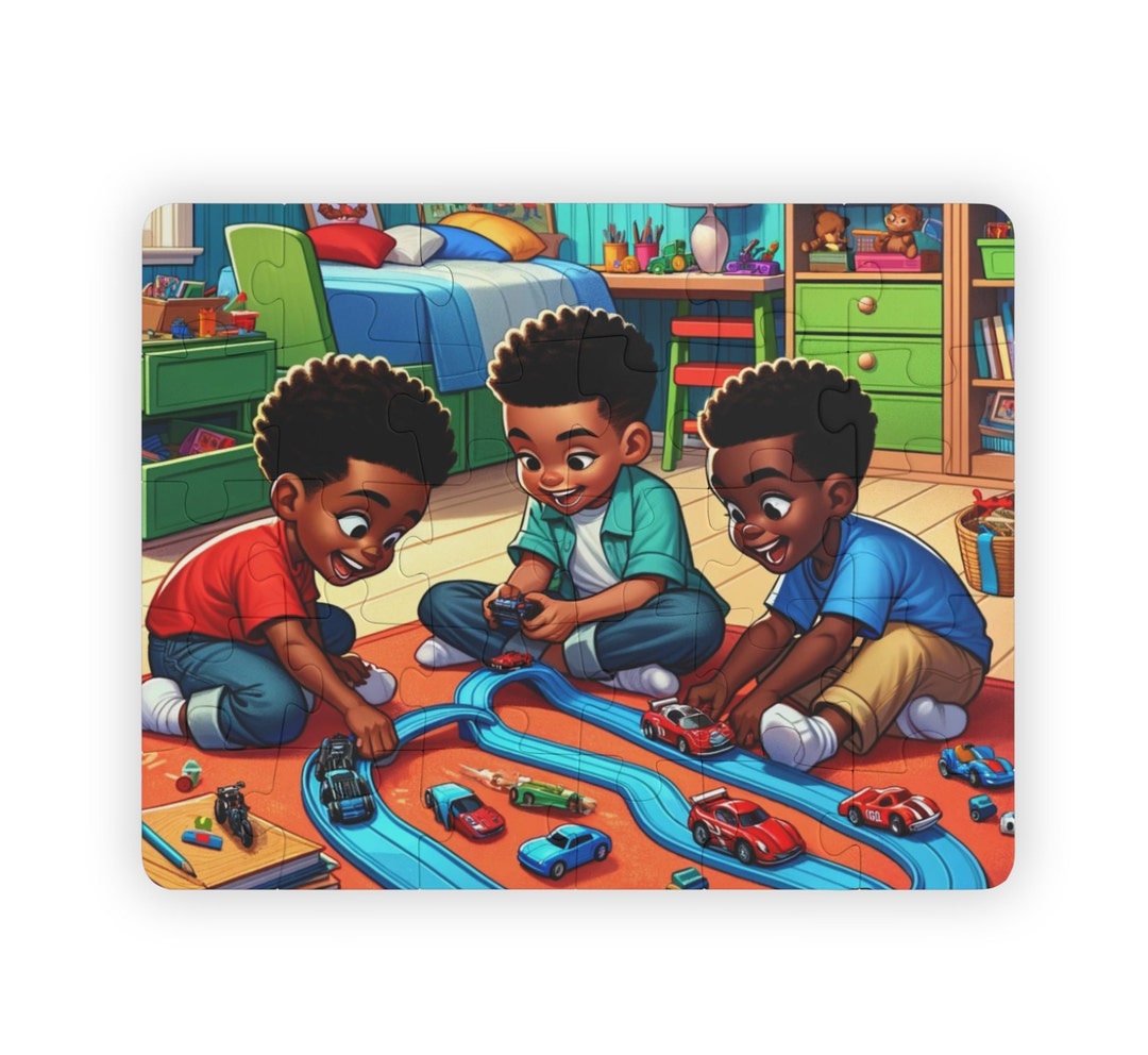 Playtime Puzzle Kids Puzzle African American Black Girl Puzzle ...