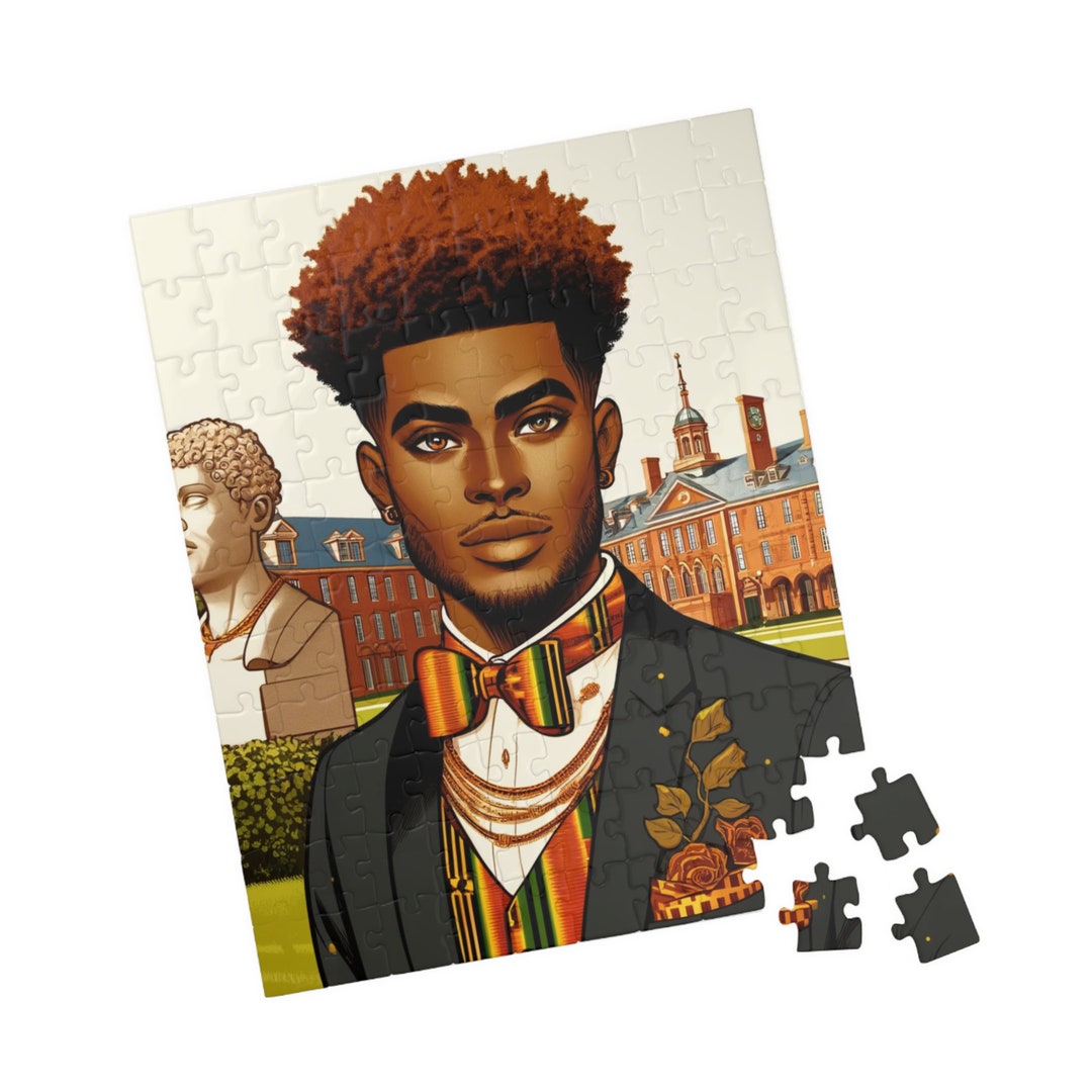 HBCU Prince Puzzle African American Puzzle Black Man Puzzle Birthday ...