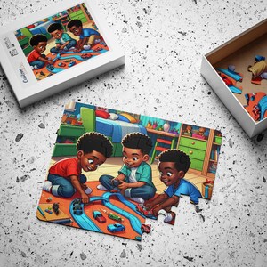 Playtime Puzzle Kids Puzzle African American Black Girl Puzzle ...
