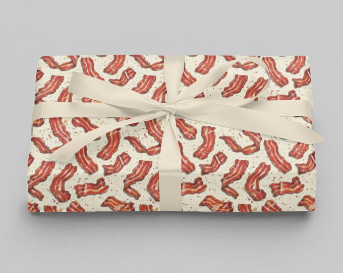 Bacon Scented Gift Wrapping Paper - Etsy