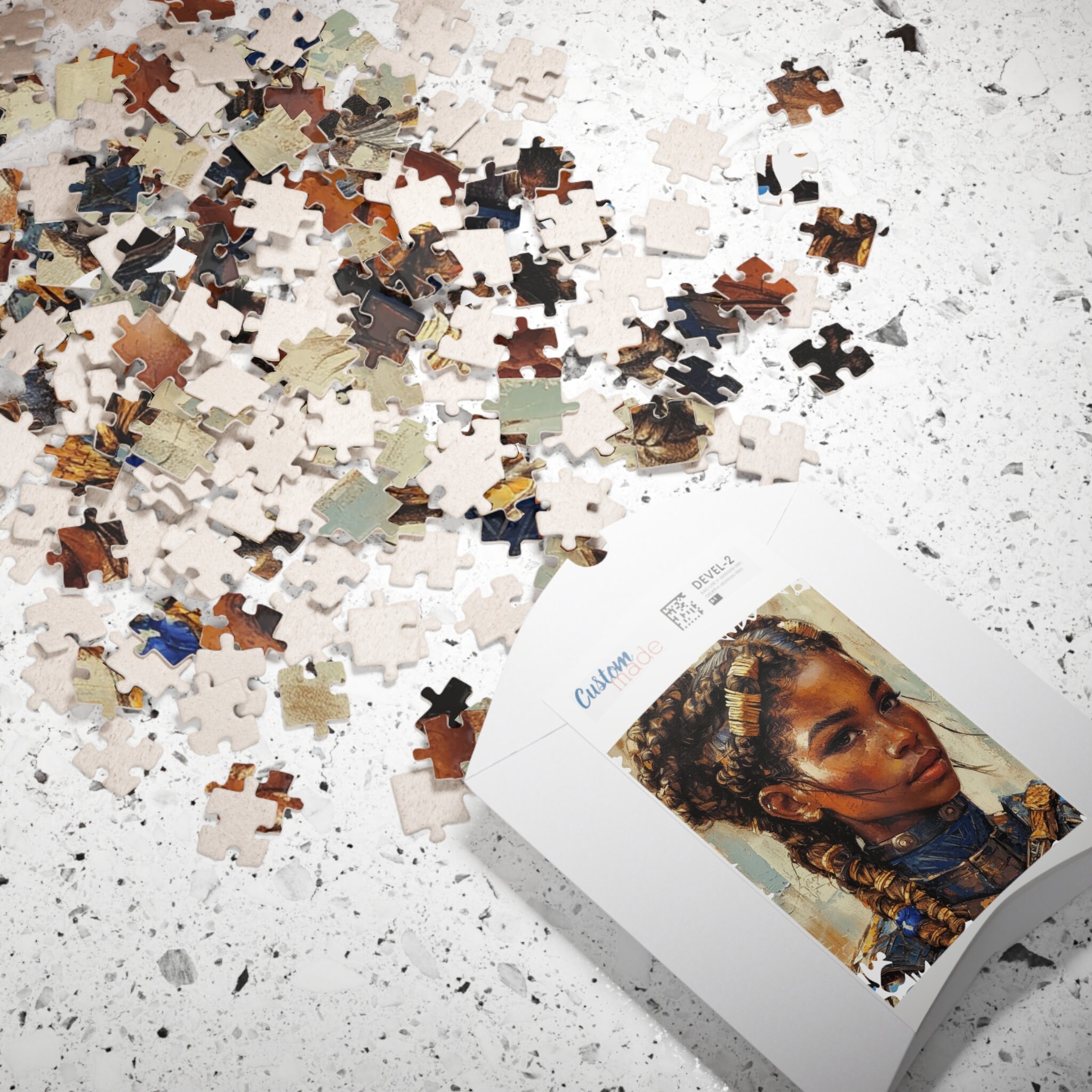 Warrior Puzzle African American Puzzle Caribbean Woman Puzzle Black ...