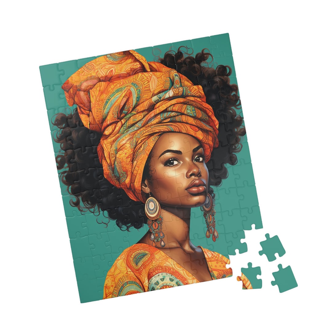 Queen Puzzle African American Puzzle Caribbean Woman Puzzle Black Woman ...