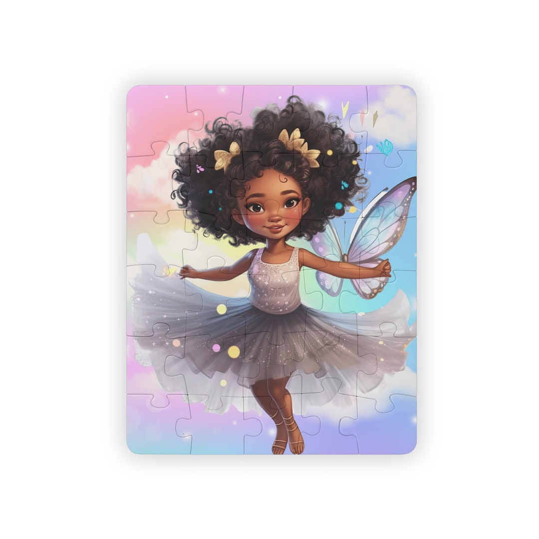 Kids Puzzle Little Girl Puzzle African American Little Black - Etsy