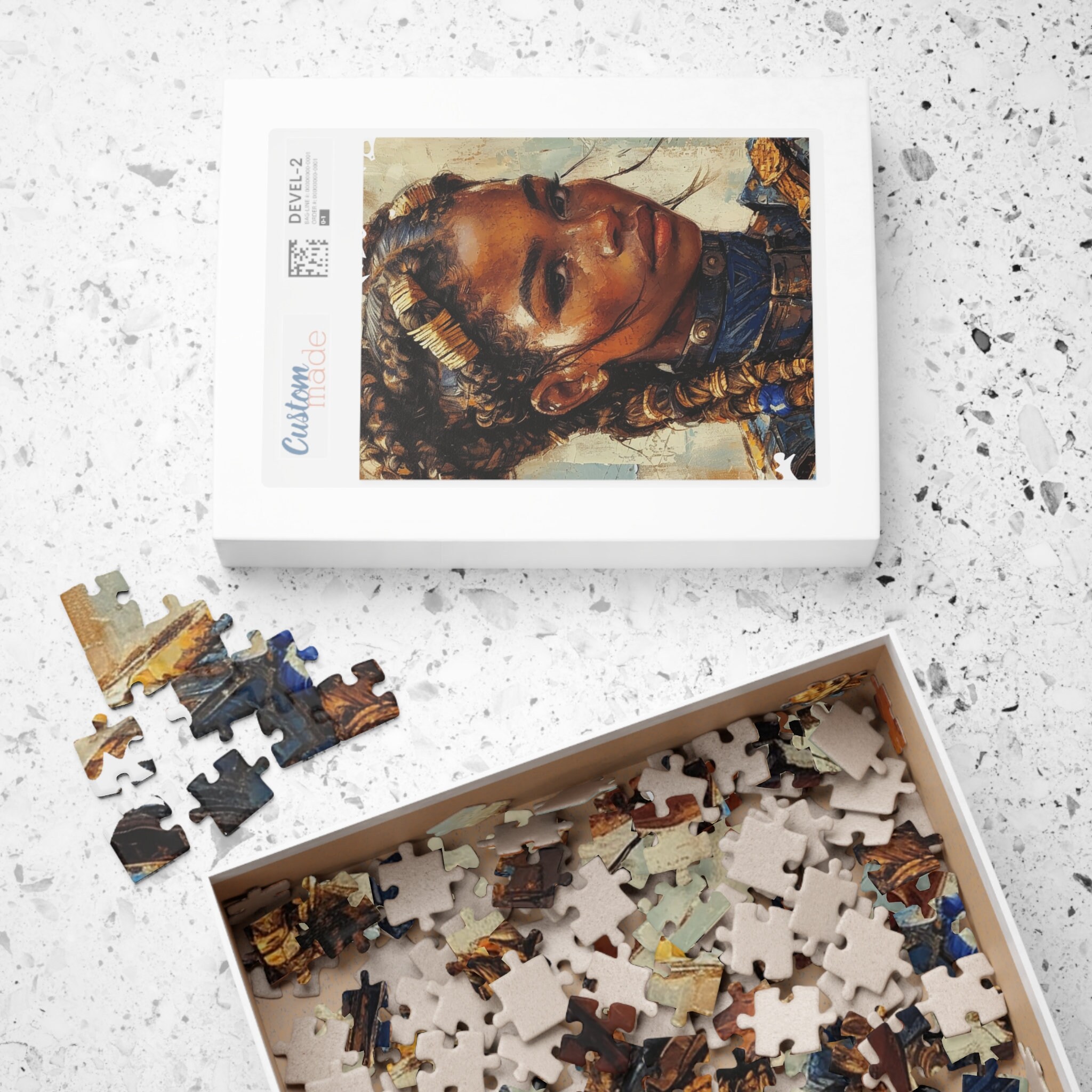 Warrior Puzzle African American Puzzle Caribbean Woman Puzzle Black ...