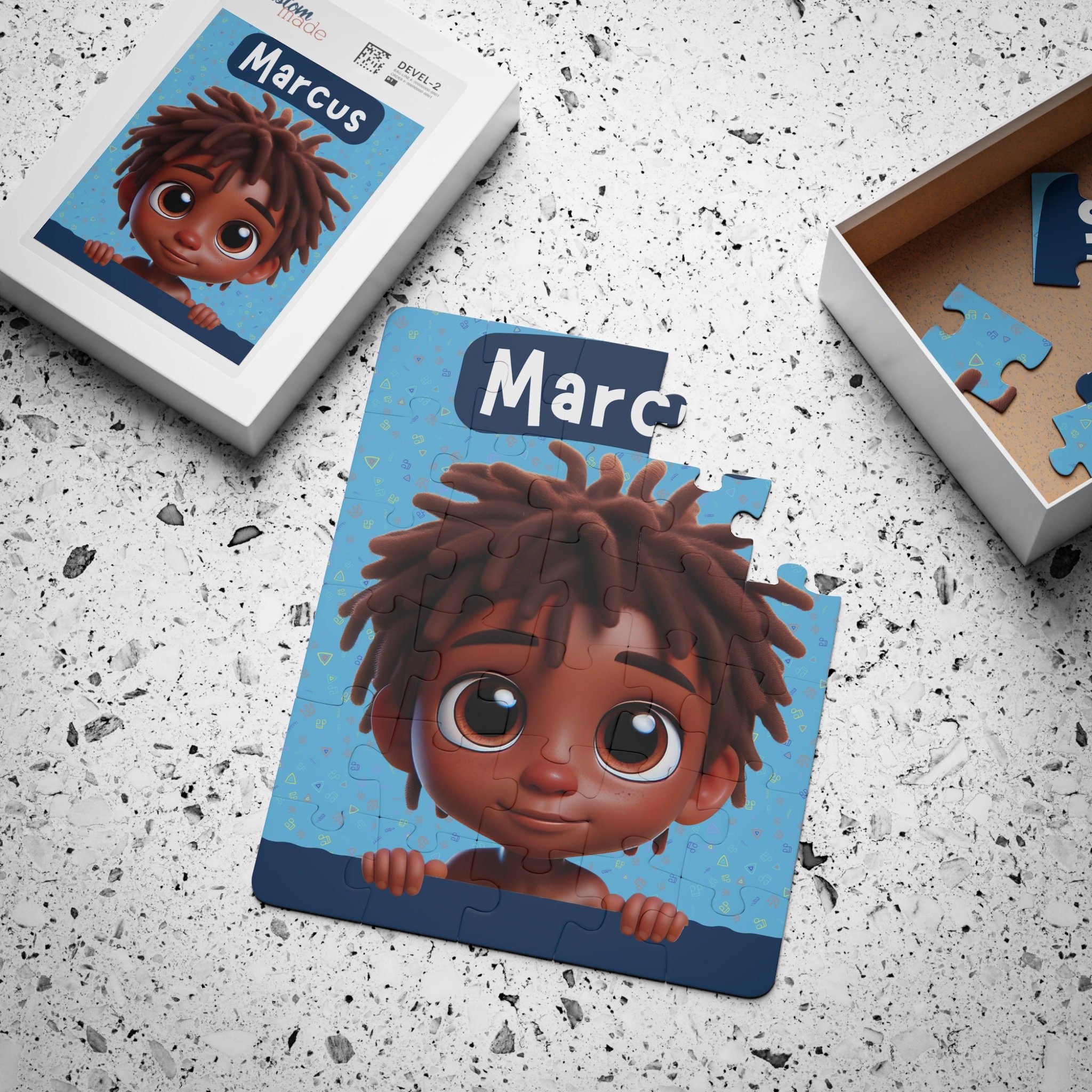 Custom Boy Puzzle Kids Puzzle Boys Puzzle African American Puzzle ...