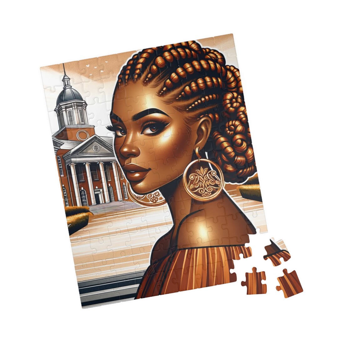 HBCU Princess Puzzle African American Puzzle Black Woman Puzzle ...