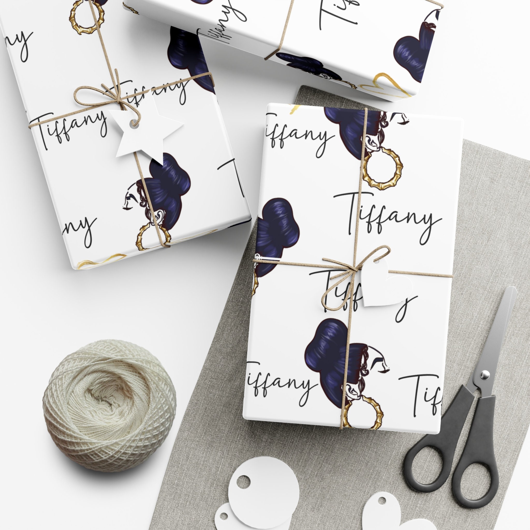 Personalized Wrapping Paper Custom Wrapping Paper Black Woman - Etsy