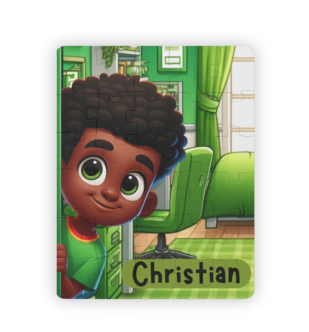 Cool Kid Puzzle Custom Kids Puzzle Boys Puzzle African American Puzzle ...