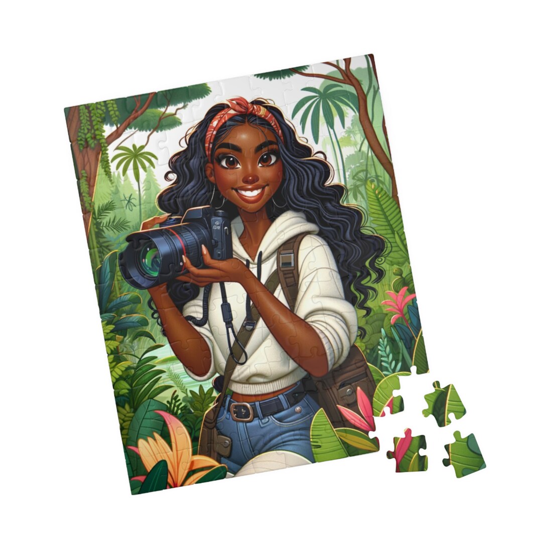The Photographer Puzzle African American Puzzle Black Woman Puzzle ...