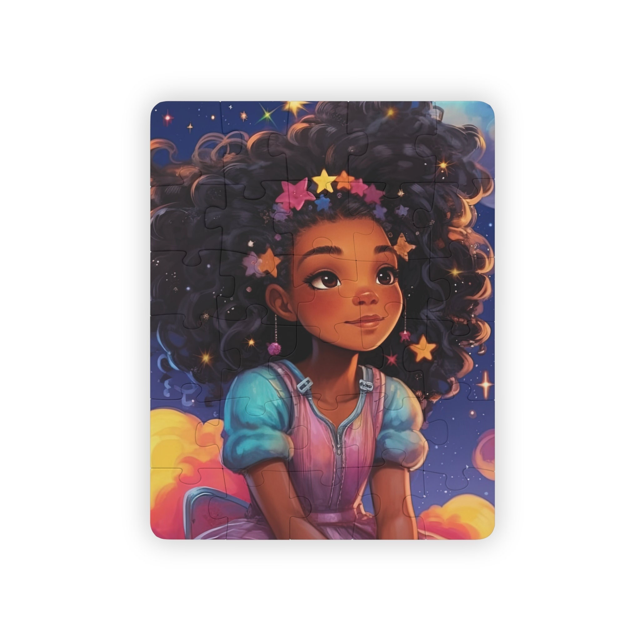 Kids Puzzle Little Girl Puzzle African American Little Black - Etsy