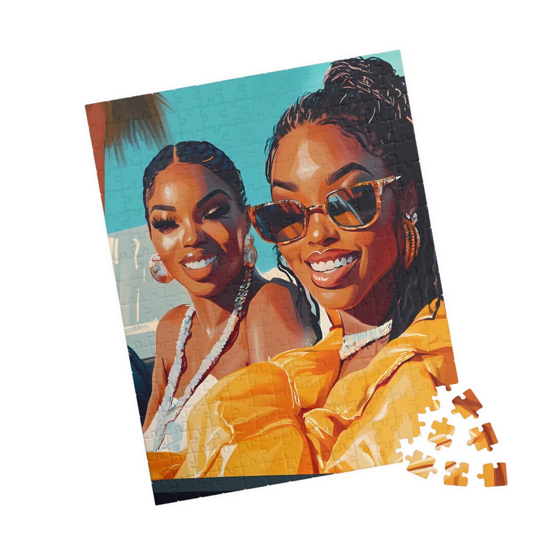Vacay Besties Puzzle African American Puzzle Black Woman Puzzle ...