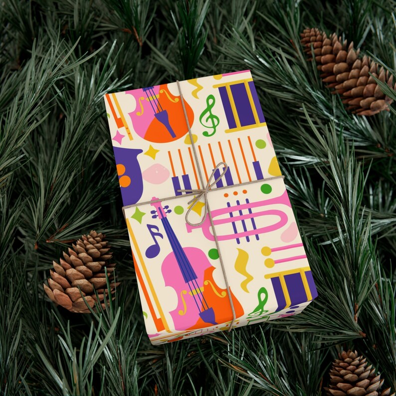 Music Wrapping Paper Birthday Wrapping Paper Funny Gift Wrap - Etsy