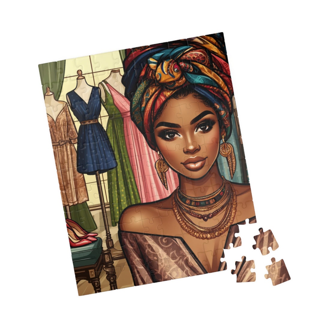 The Seamstress Puzzle African American Puzzle Black Woman Puzzle ...