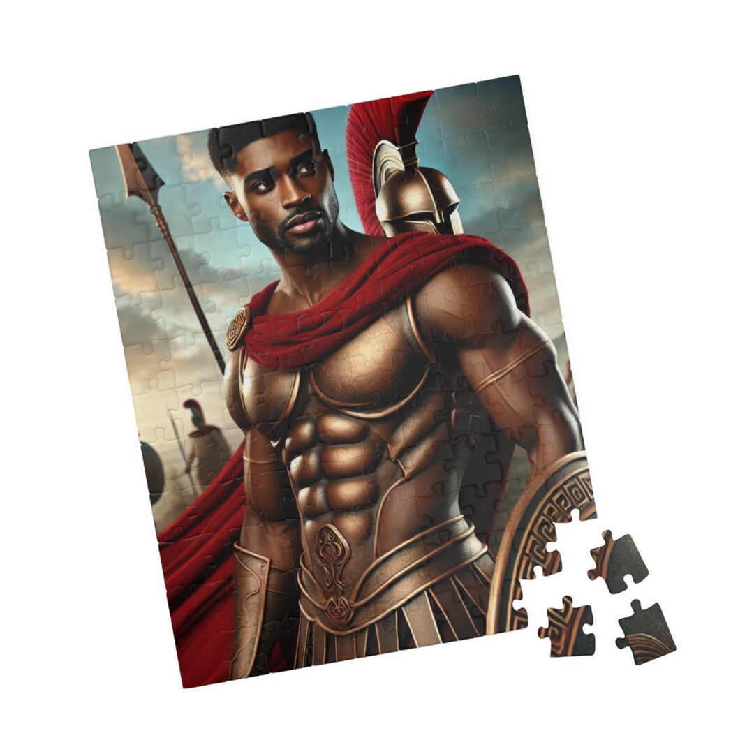 Achilles Puzzle Greek Mythology African American Puzzle Black Man ...