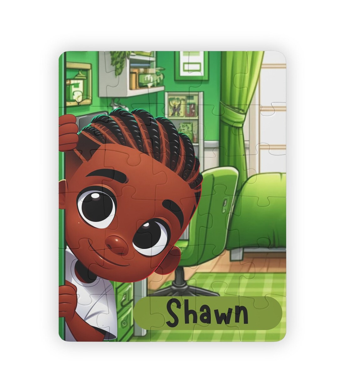 Cool Kid Puzzle Custom Kids Puzzle Boys Puzzle African American Puzzle ...