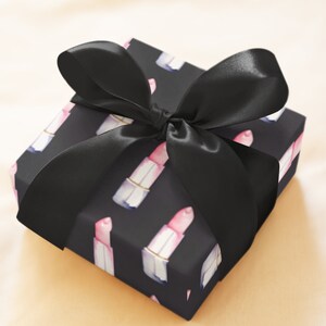 Lipstick Wrapping Paper Makeup Artist Wrapping Paper Makeup Artist Gift ...