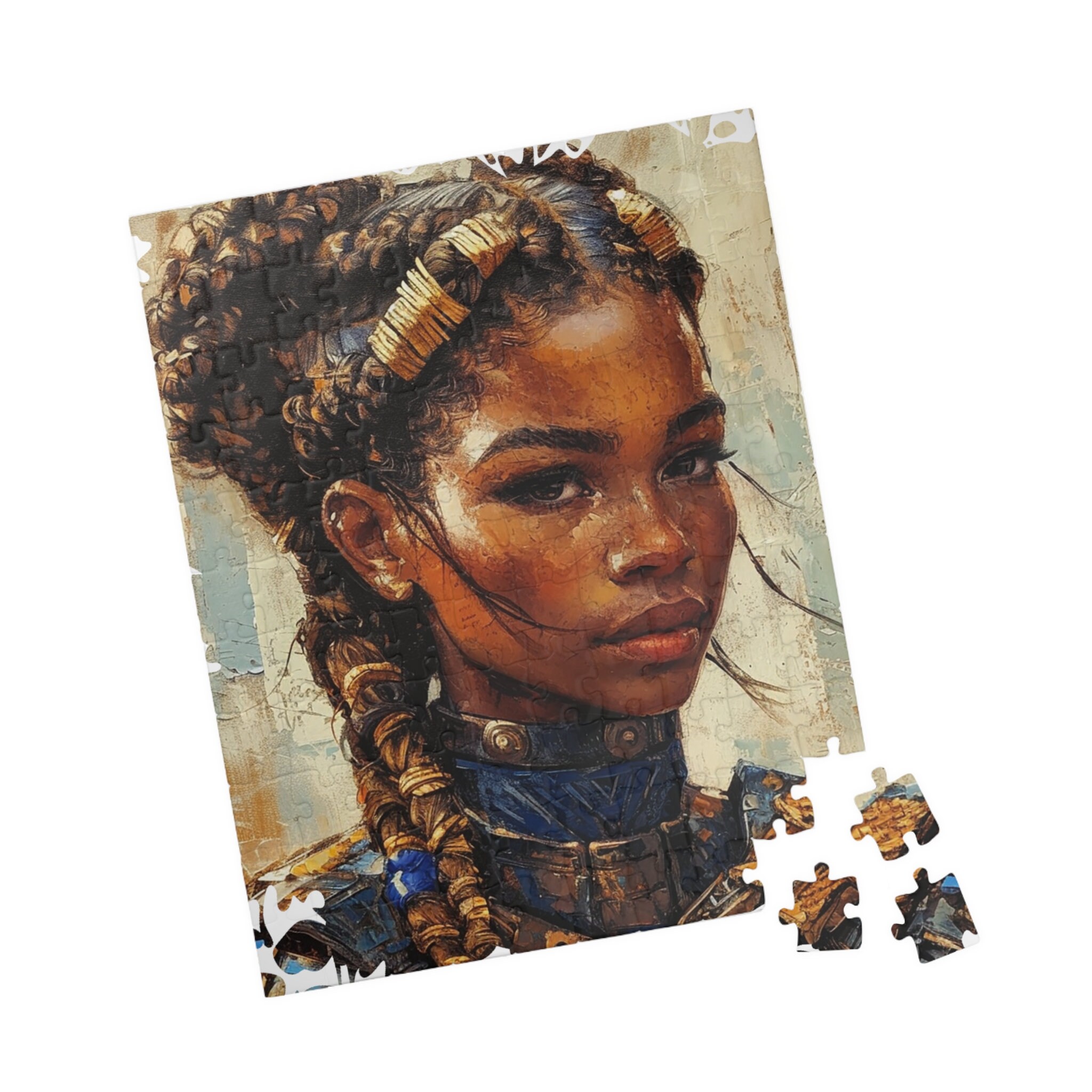 Warrior Puzzle African American Puzzle Caribbean Woman Puzzle Black ...