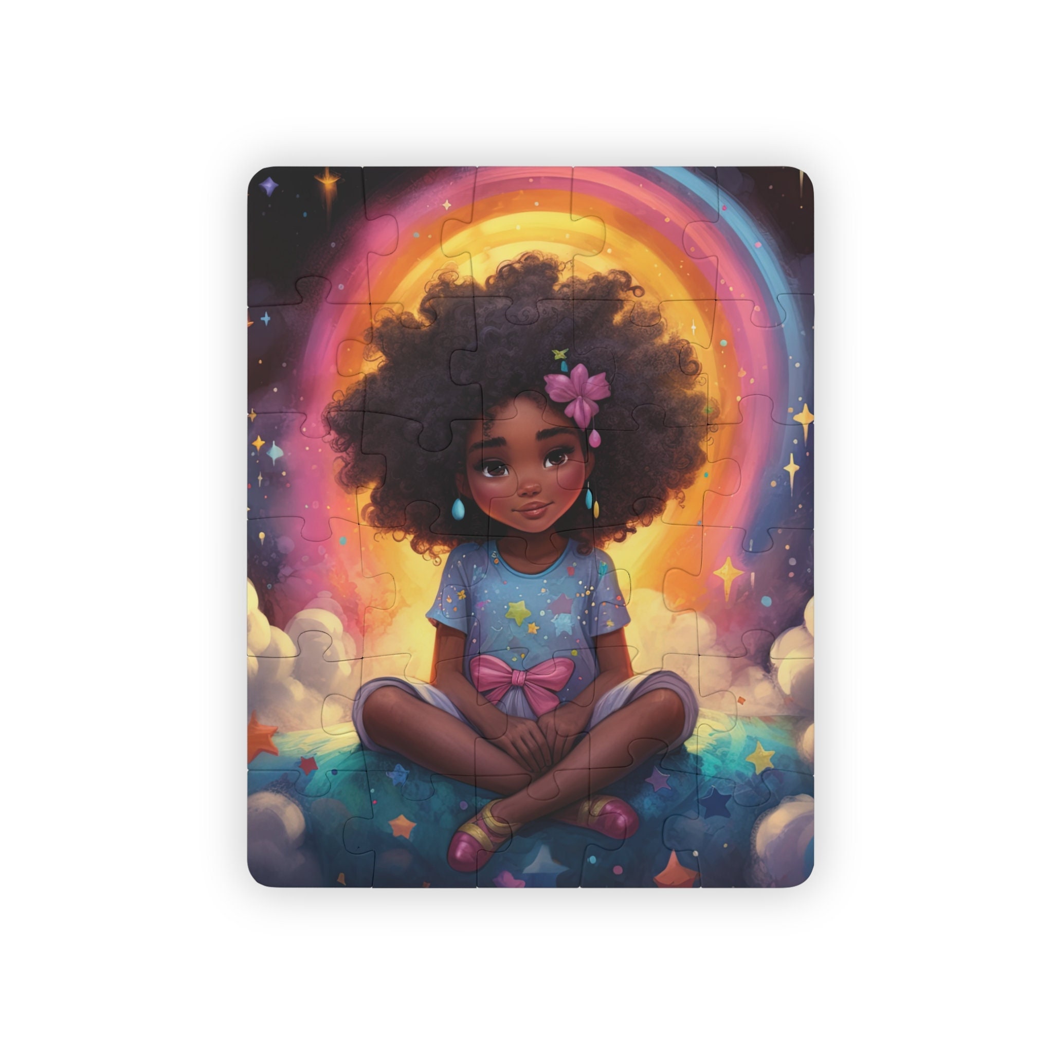 Kids Puzzle Little Girl Puzzle African American Little Black - Etsy