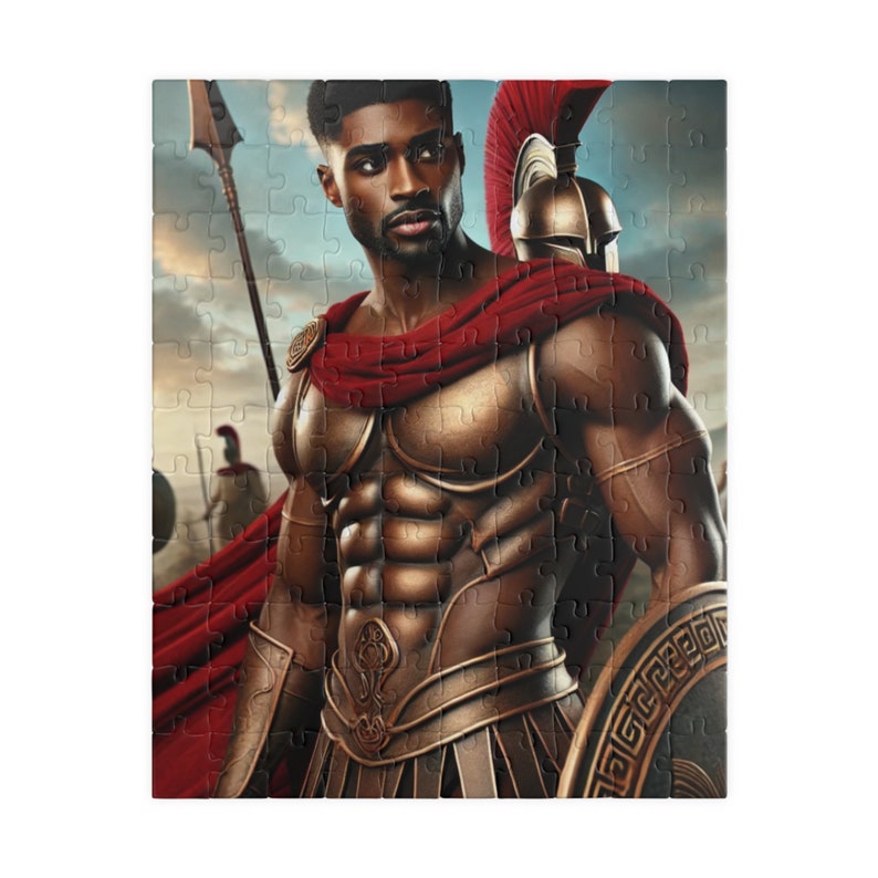 Achilles Puzzle Greek Mythology African American Puzzle Black Man ...