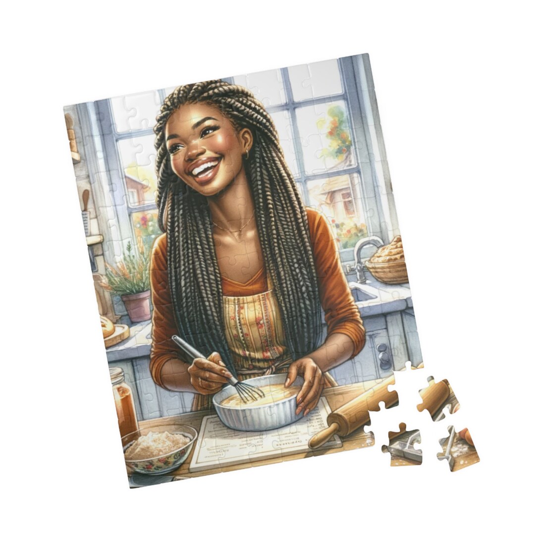 The Baker Puzzle African American Puzzle Caribbean Woman Puzzle Black ...