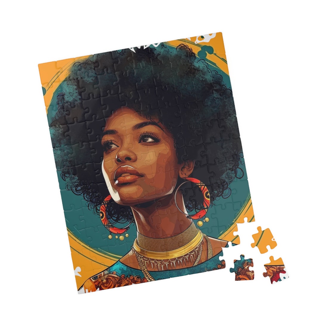 Queen Puzzle African American Puzzle Caribbean Woman Puzzle Black Woman ...