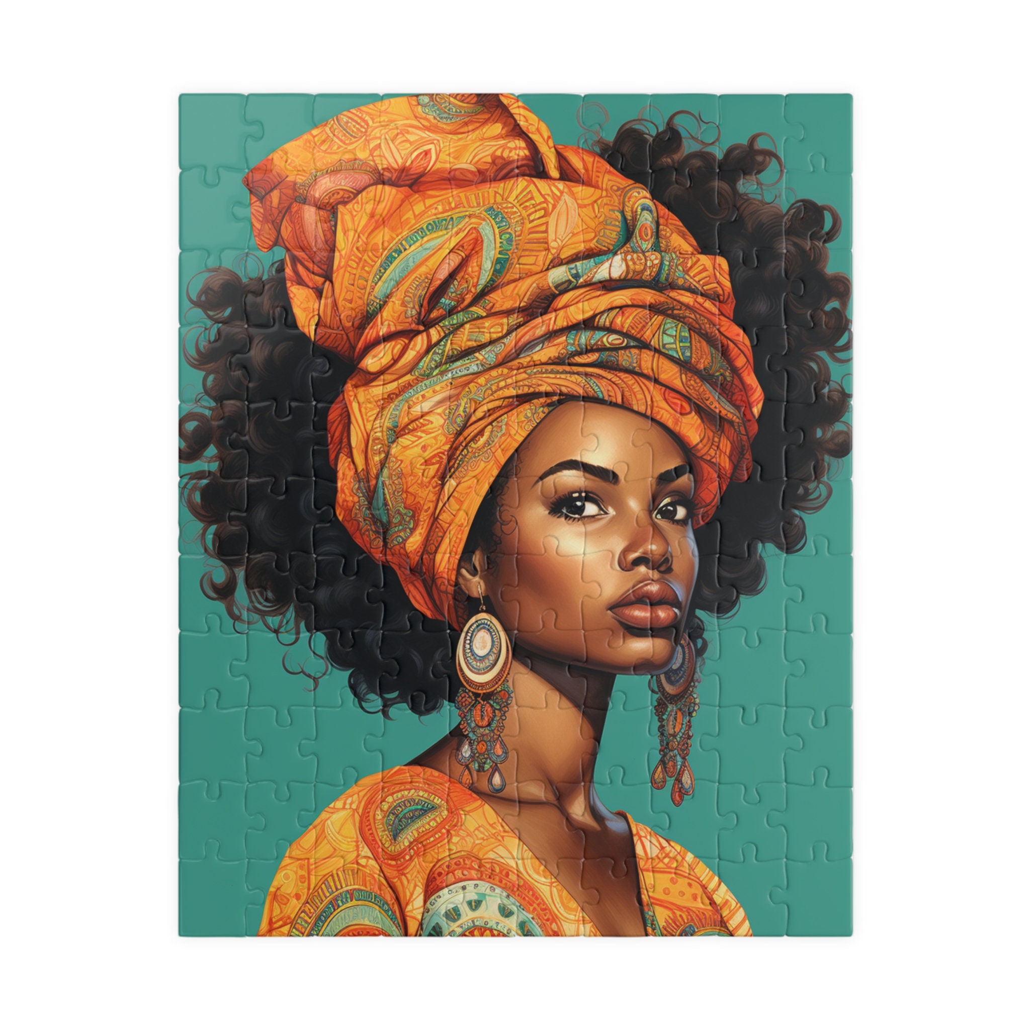 Queen Puzzle African American Puzzle Caribbean Woman Puzzle Black Woman ...