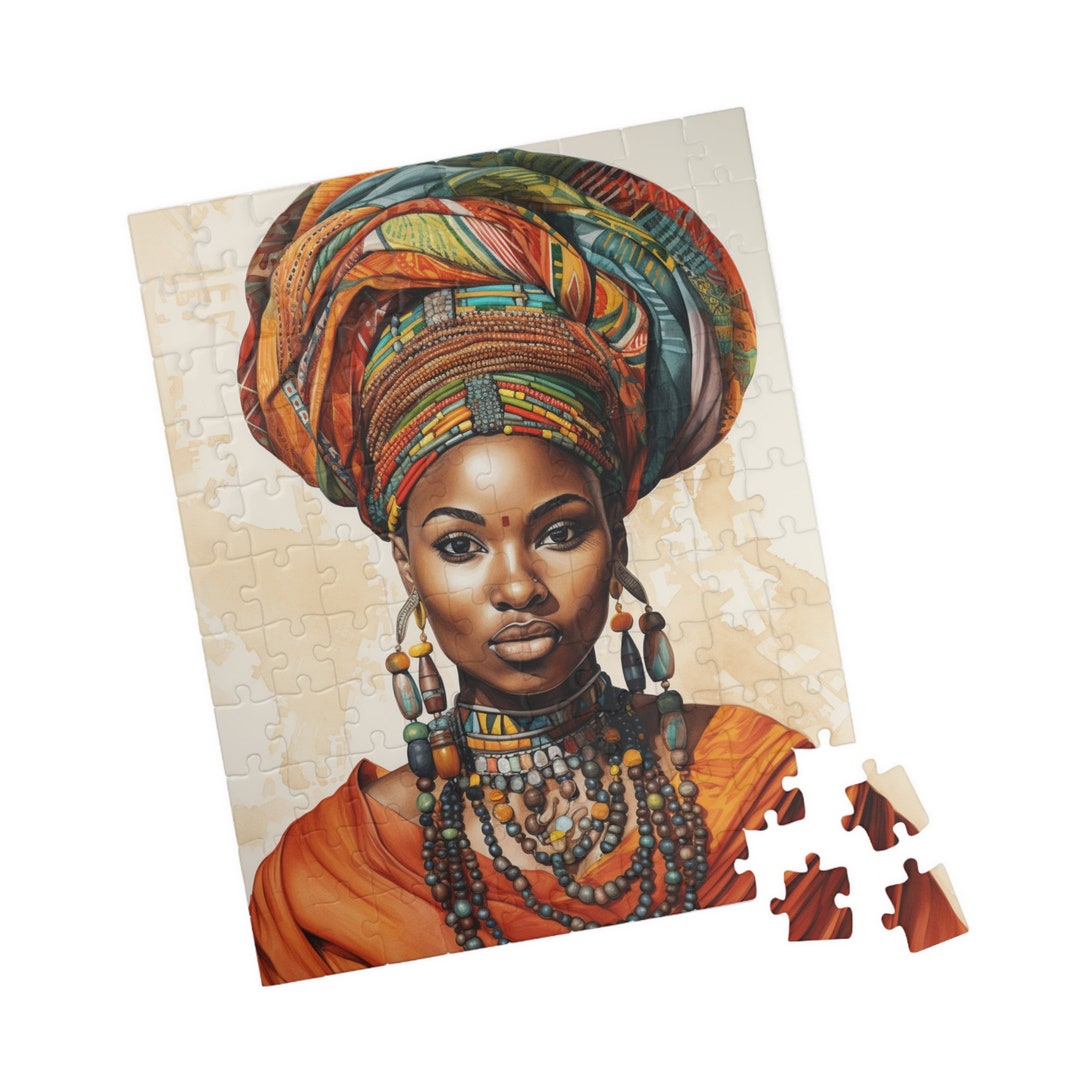 African Queen Puzzle African American Puzzle Black Woman Puzzle ...