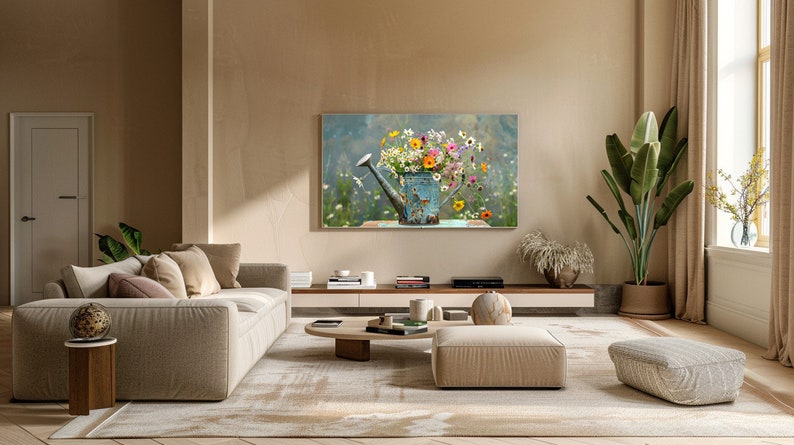 Samsung Frame TV Farmhouse Decor Bundle Vintage Art Botanical Print ...