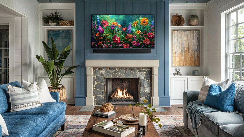 Samsung Frame TV Flower Garden Series 1 Floral Art Print Botanical ...