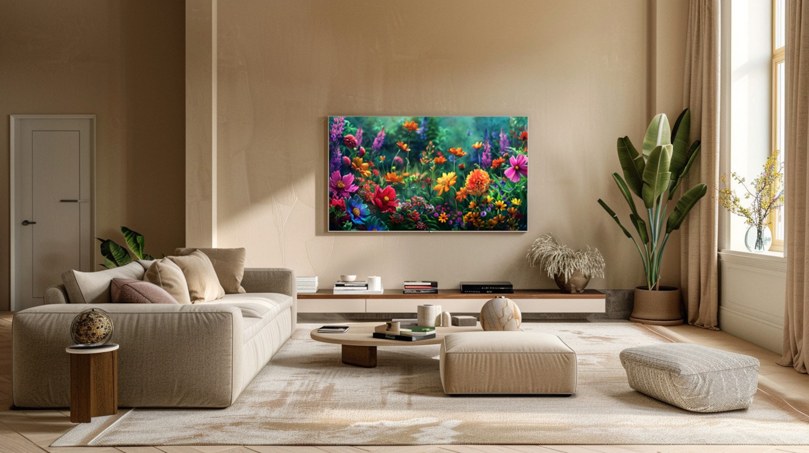 Samsung Frame TV Flower Garden Series 4 Flower Garden Home Decor Flower ...