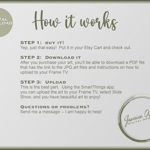 Samsung Frame TV Farmhouse Decor Bundle Vintage Art Botanical Print ...