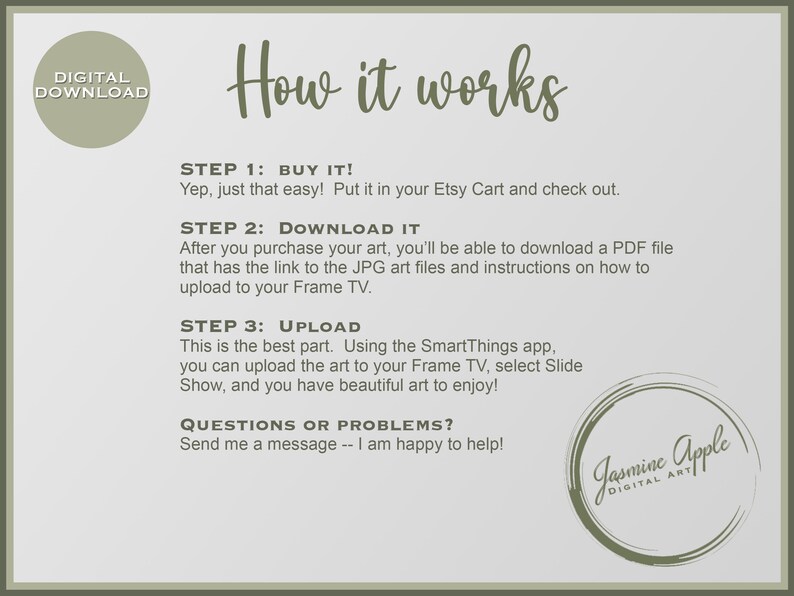 Samsung Frame TV Farmhouse Decor Bundle Vintage Art Botanical Print ...