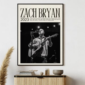 Zach Bryan front Page Print - Etsy