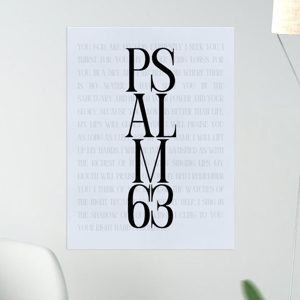 Psalm 63 - Etsy