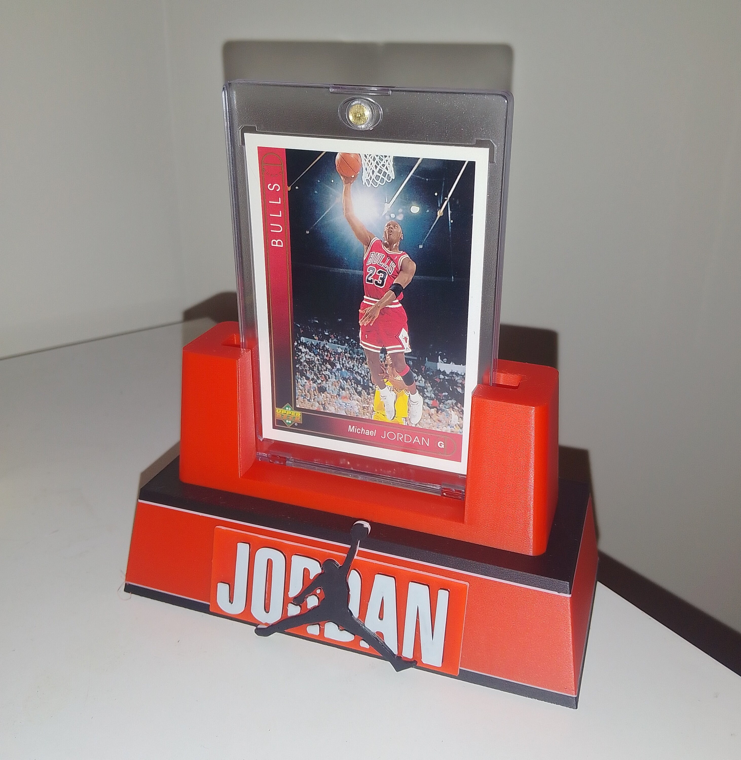 Michael Jordan Card Stand Display Holder Holds Michael Jordan PSA ...